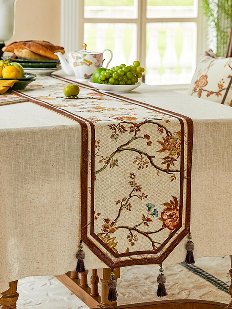 Branch Tassel Table Runner – NabisFabric