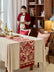 Cassius Geometric Custom Red Table Runner – NabisFabric
