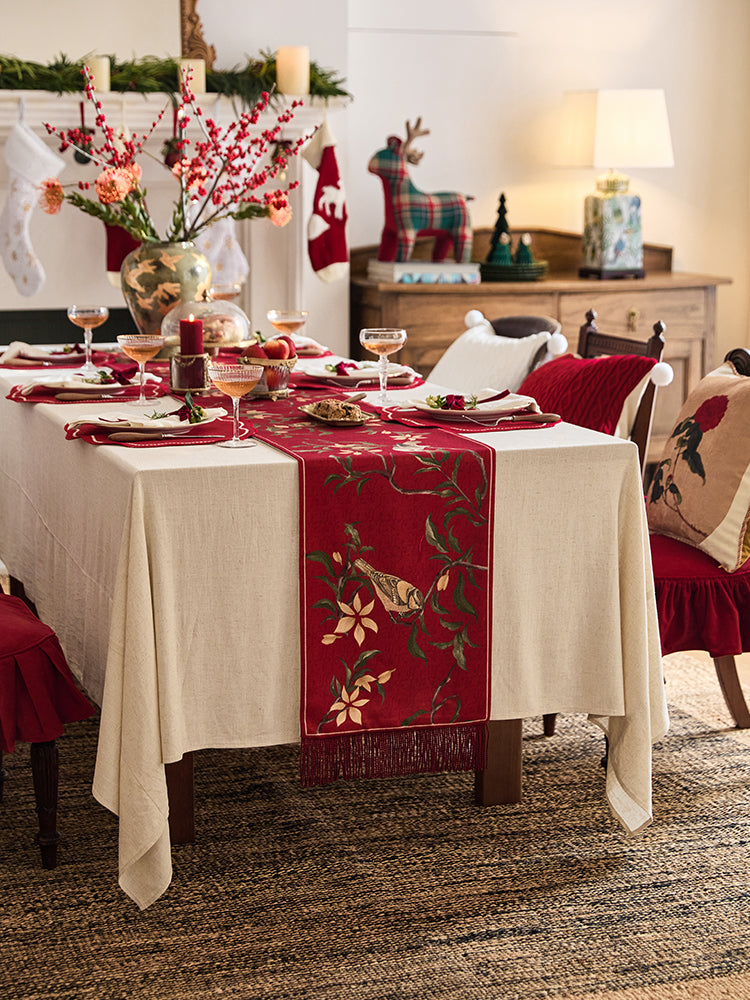 Whispering Birds Table Runner – NabisFabric